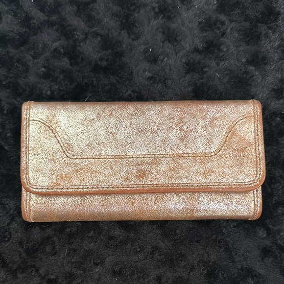 Frye | Bags | Frye Melissa Metallic Wallet | Poshmark